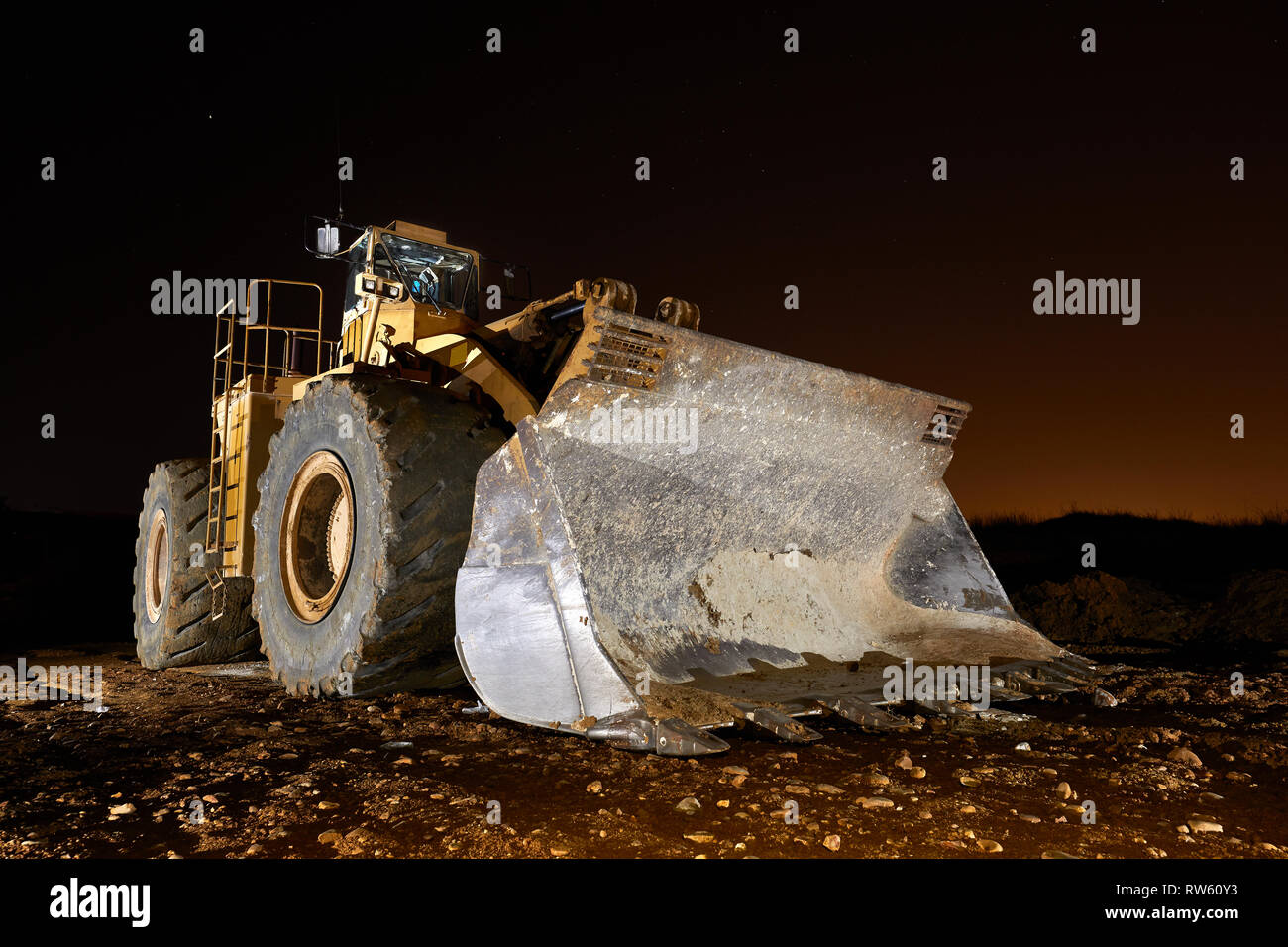 Mining bulldozer hi-res stock photography and images - Alamy