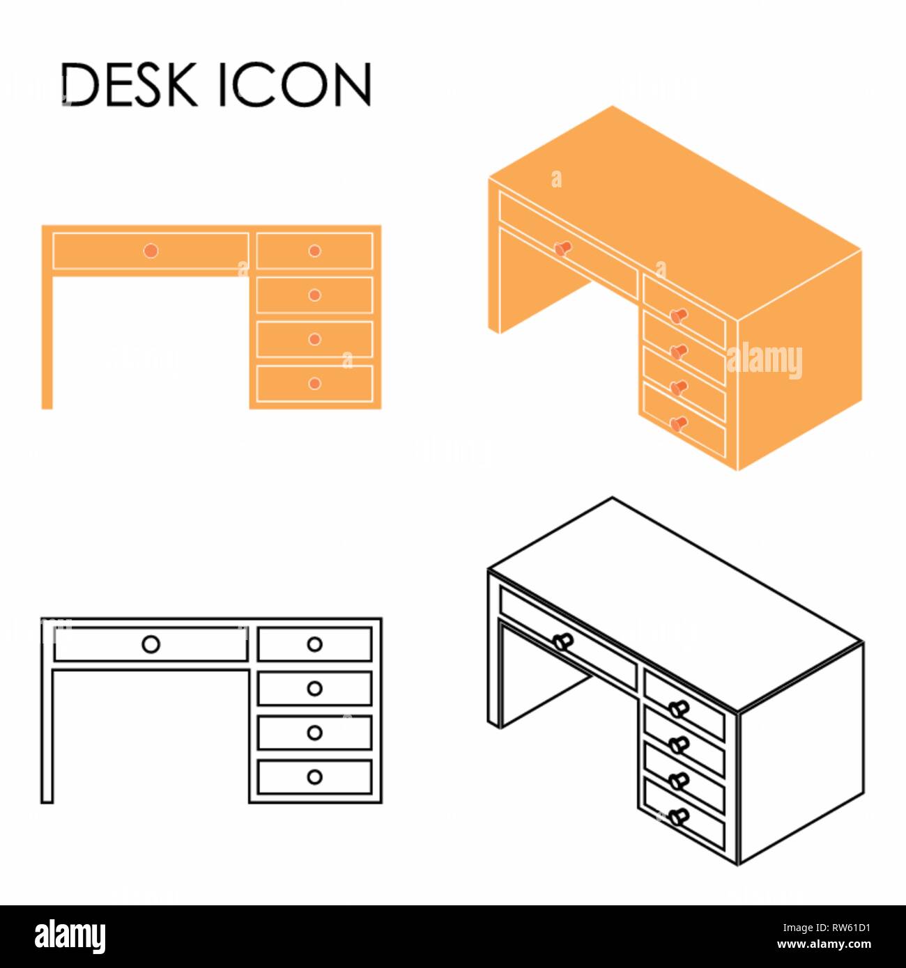 Desk file Cut Out Stock Images & Pictures - Alamy