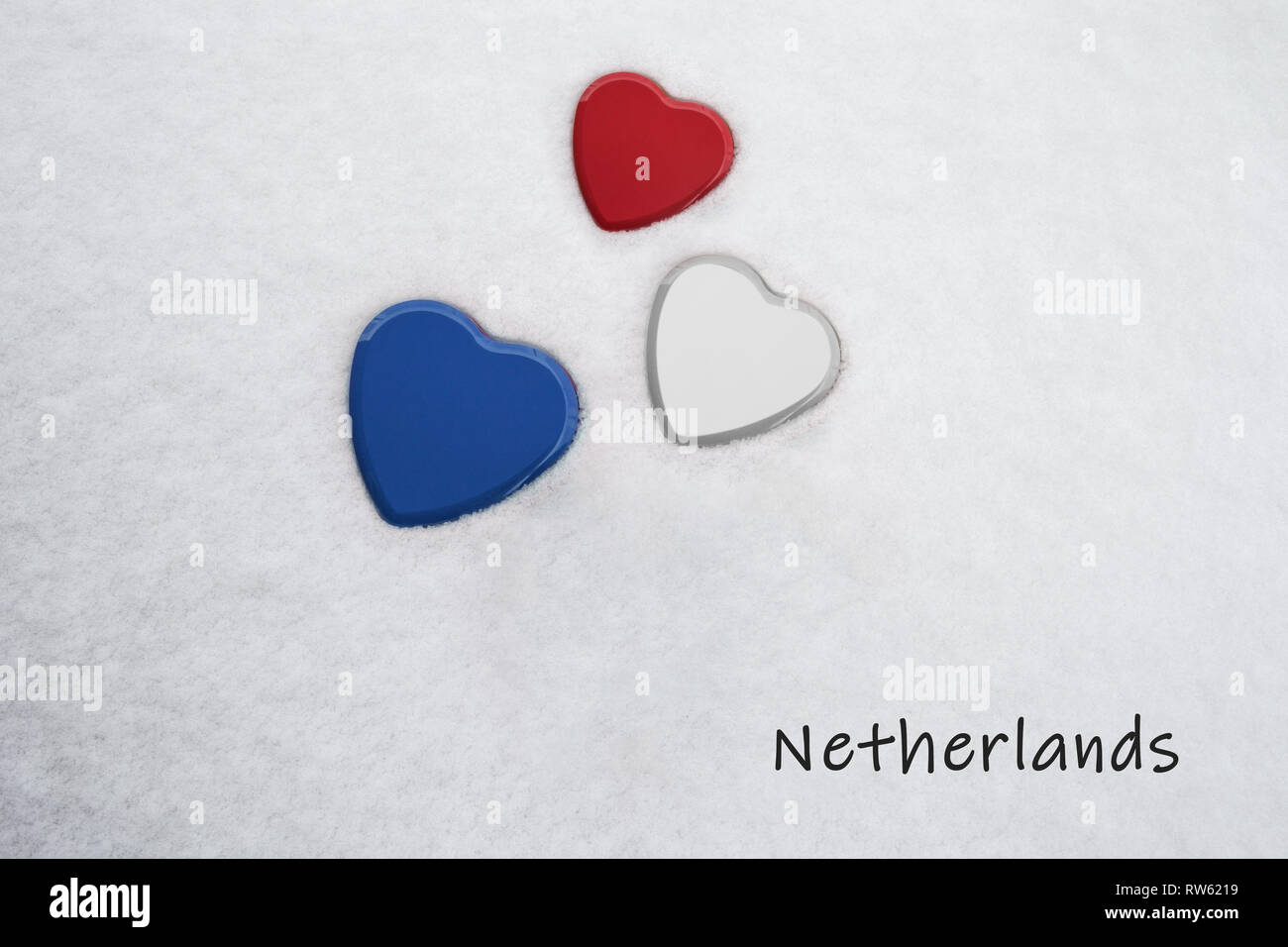 Colors of the dutch flag (Upsdell Red, White, Dark Cornflower Blue ...