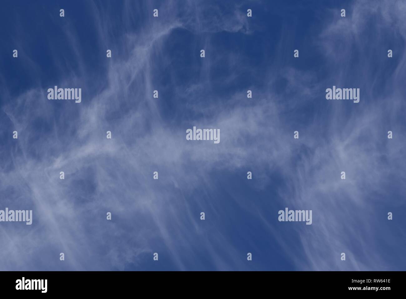 Wispy (Cirrus) clouds: high altitude patterns formed by Cirrus clouds ...