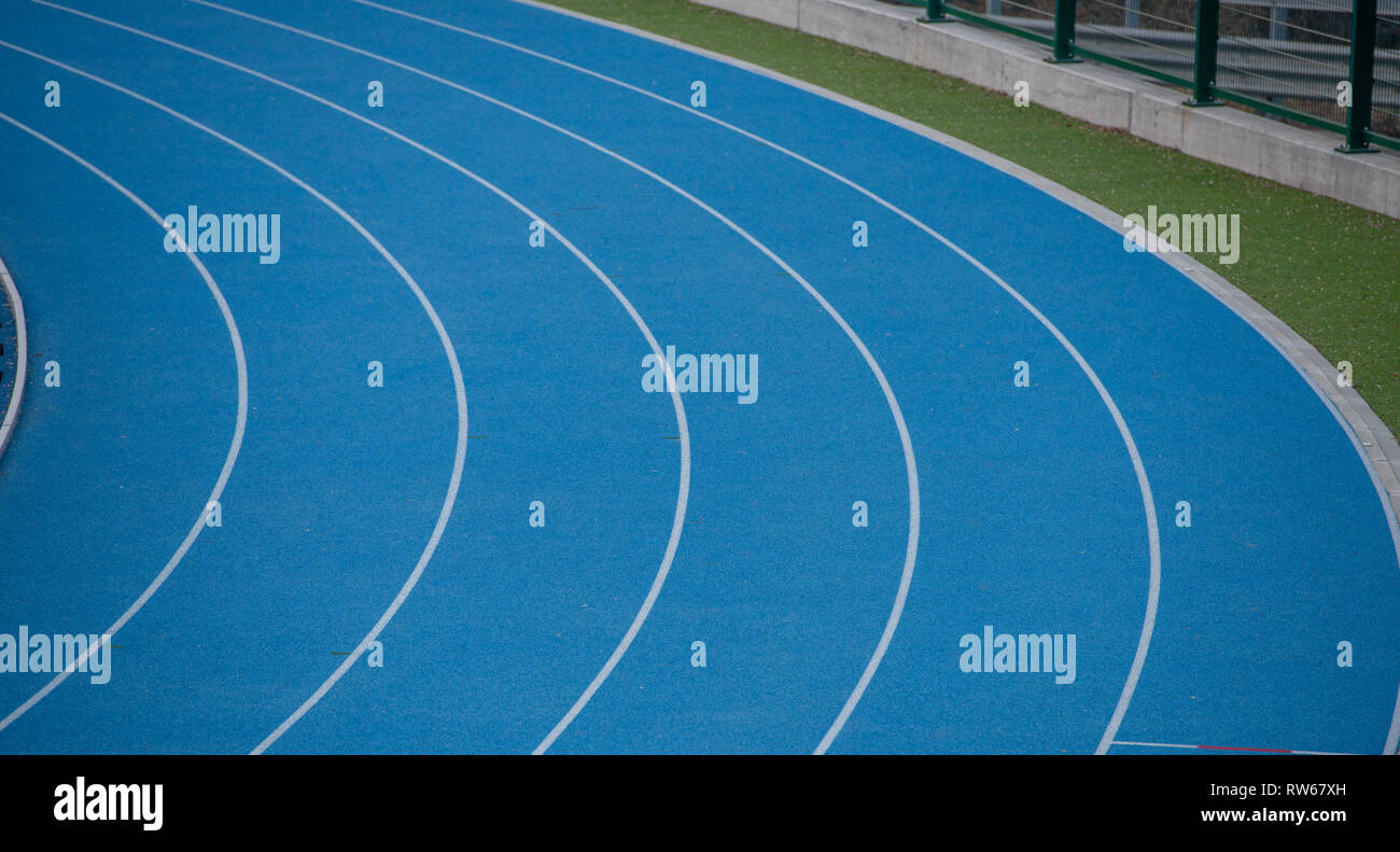 Red color texture athletics track hi-res stock photography and images ...