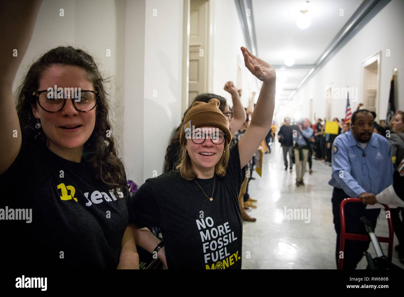 Student activists with the Sunrise Movement occupy Nancy Pelosi's ...