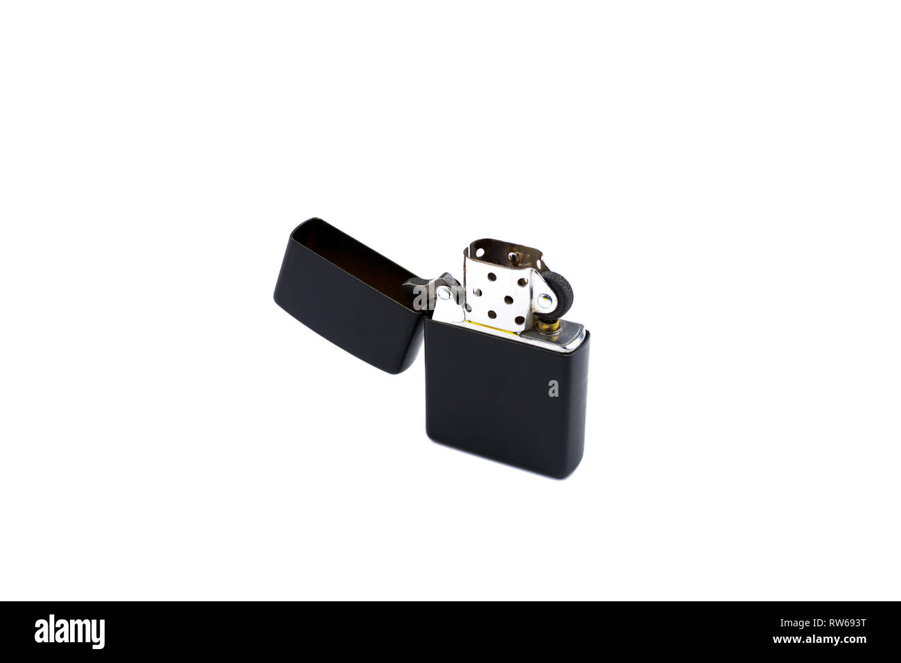 Metal lighter isolated Stock Photo - Alamy