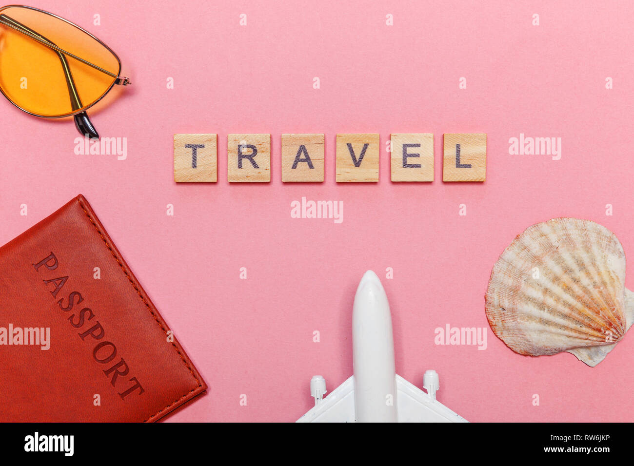 Vacation travel summer weekend sea adventure trip concept. Minimal ...