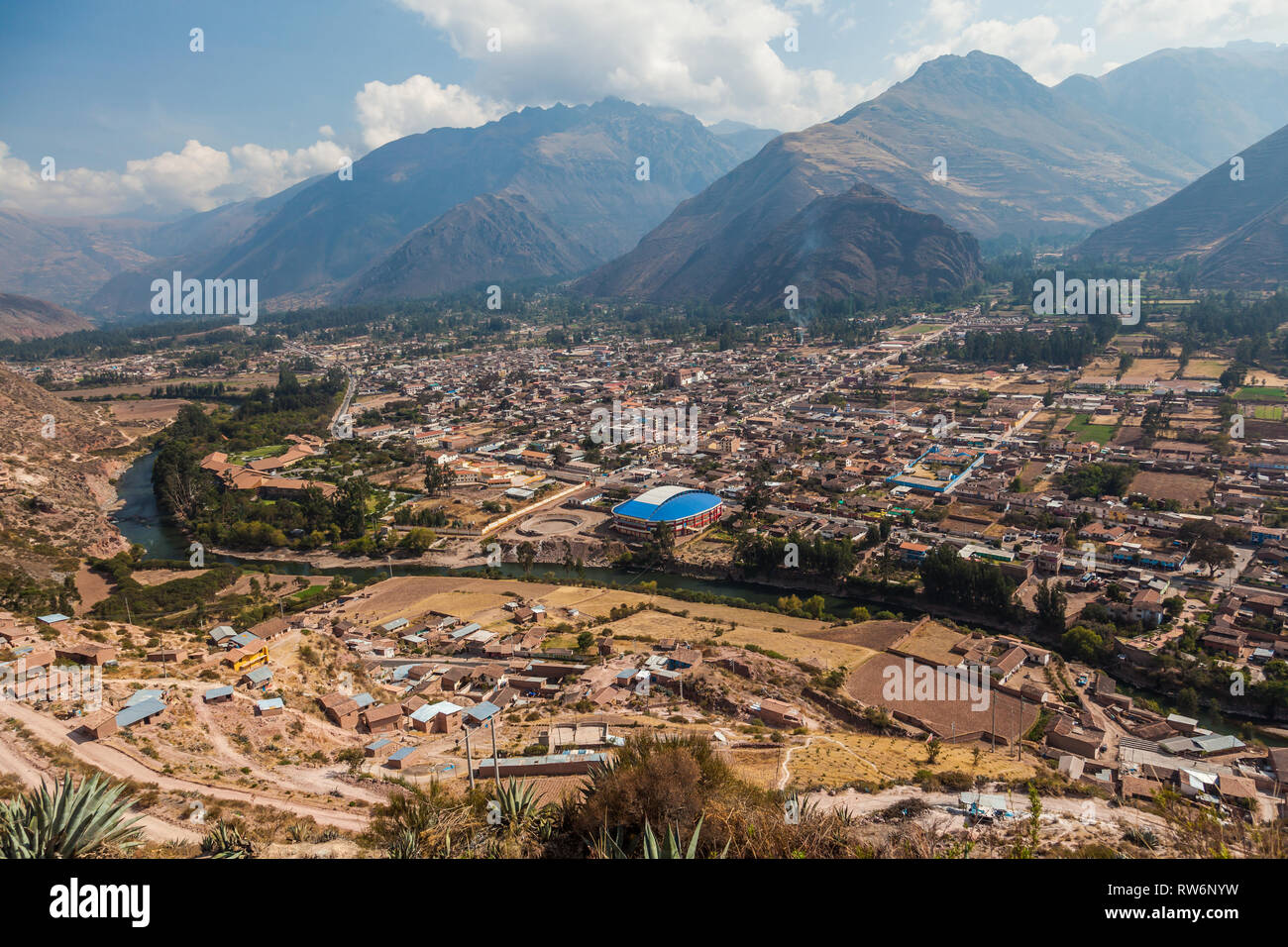 Urubamba one of the most important current urban centers of the Sacred ...