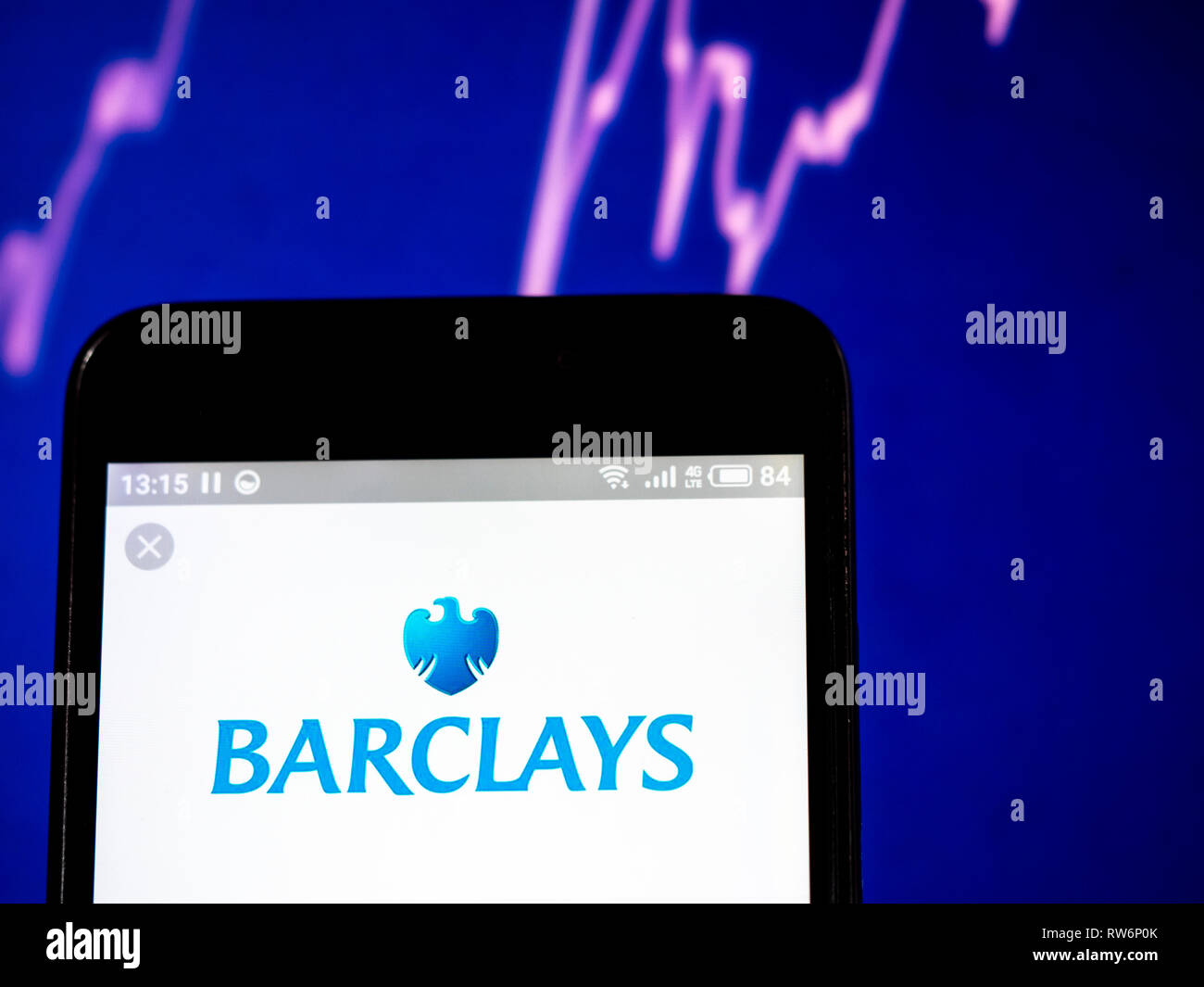 Barclays bank logo seen displayed on smart phone Stock Photo - Alamy