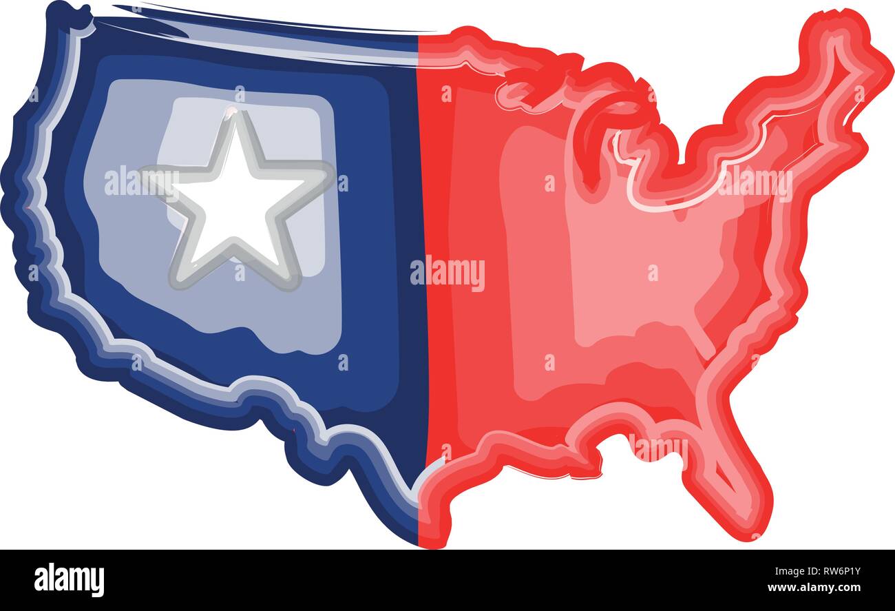 Watercolor map of United States Stock Vector Image & Art - Alamy