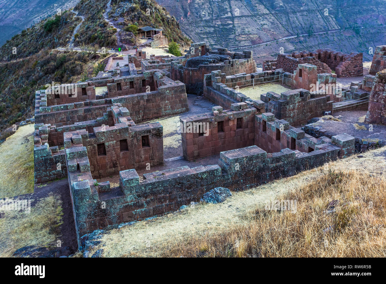 Pisac: SECTOR OF INTIHUATANA, in it are the palaces, temples and ...