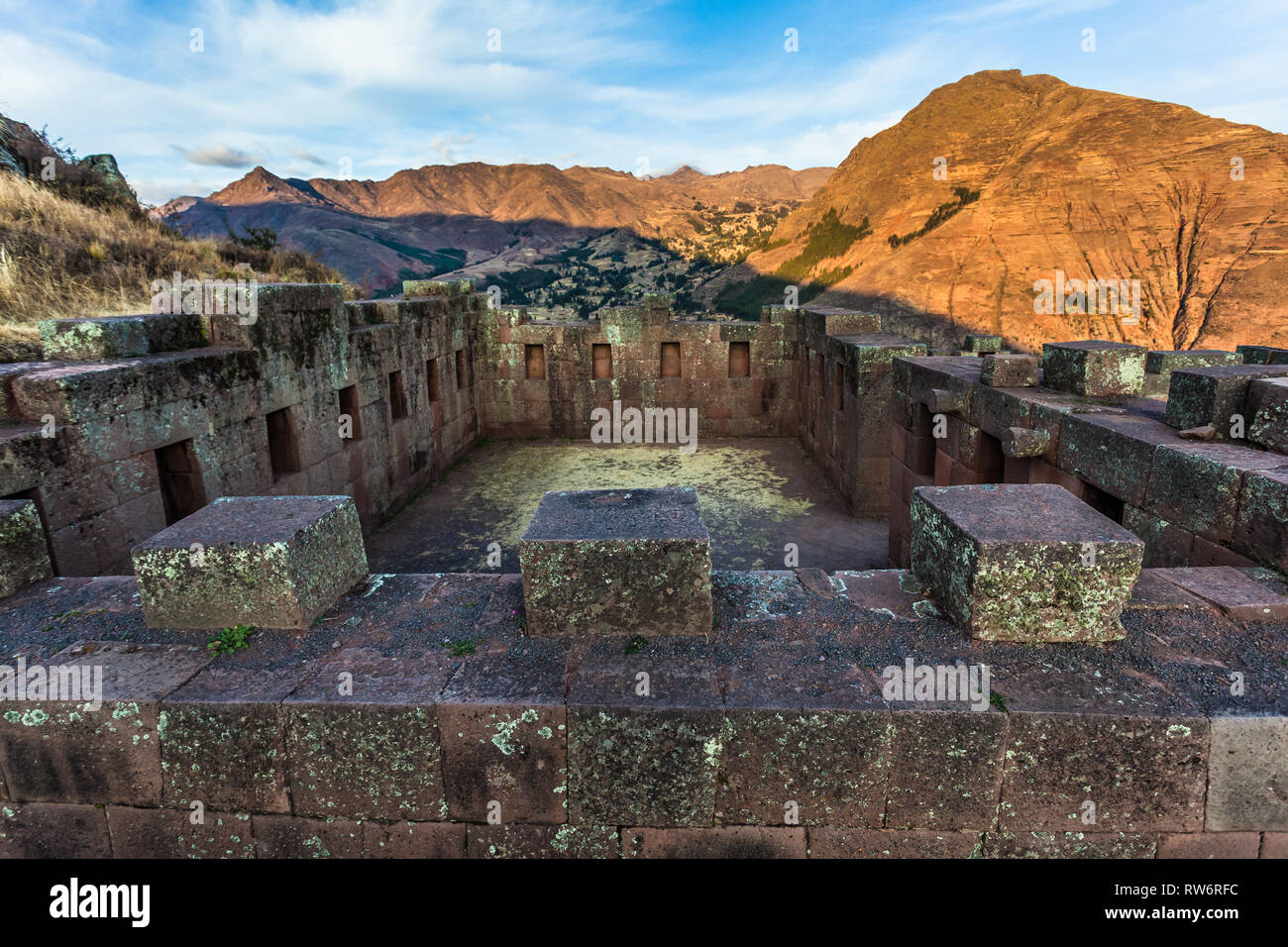 Pisac: SECTOR OF INTIHUATANA, in it are the palaces, temples and ...