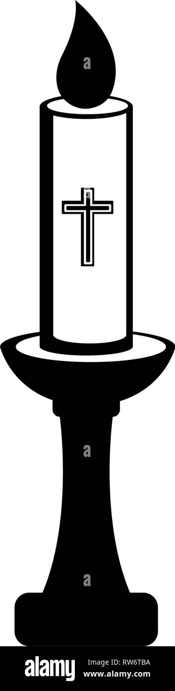 Isolated Paschal candle icon Stock Vector Image & Art - Alamy
