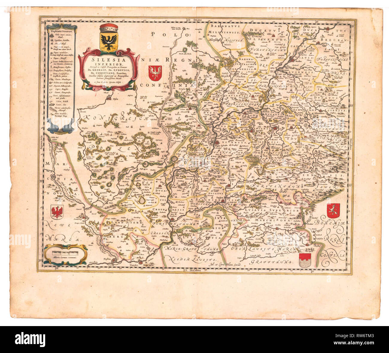 Silesia map hi-res stock photography and images - Alamy