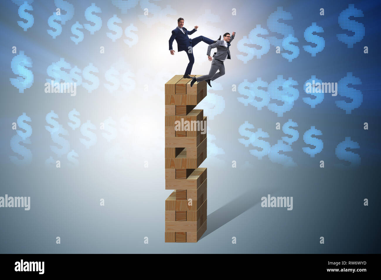 Business competition concept with two businessmen Stock Photo - Alamy