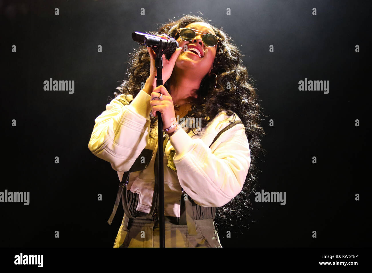 LOS ANGELES, CA, USA - DECEMBER 14: Singer H.E.R. aka Gabriella Wilson ...