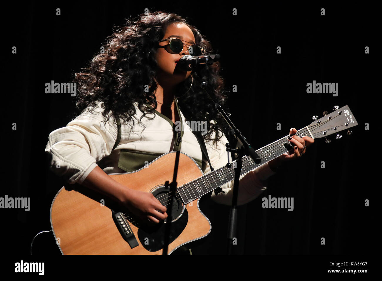 LOS ANGELES, CA, USA - DECEMBER 14: Singer H.E.R. aka Gabriella Wilson ...