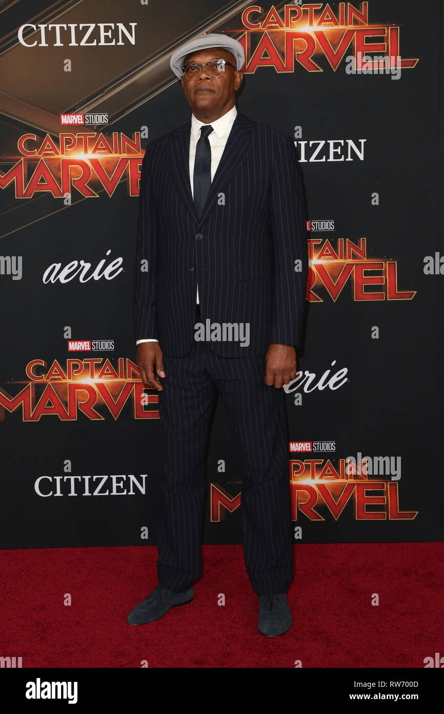 Los Angeles, Ca, USA. 4th Mar, 2019. Samuel L. Jackson at the world ...