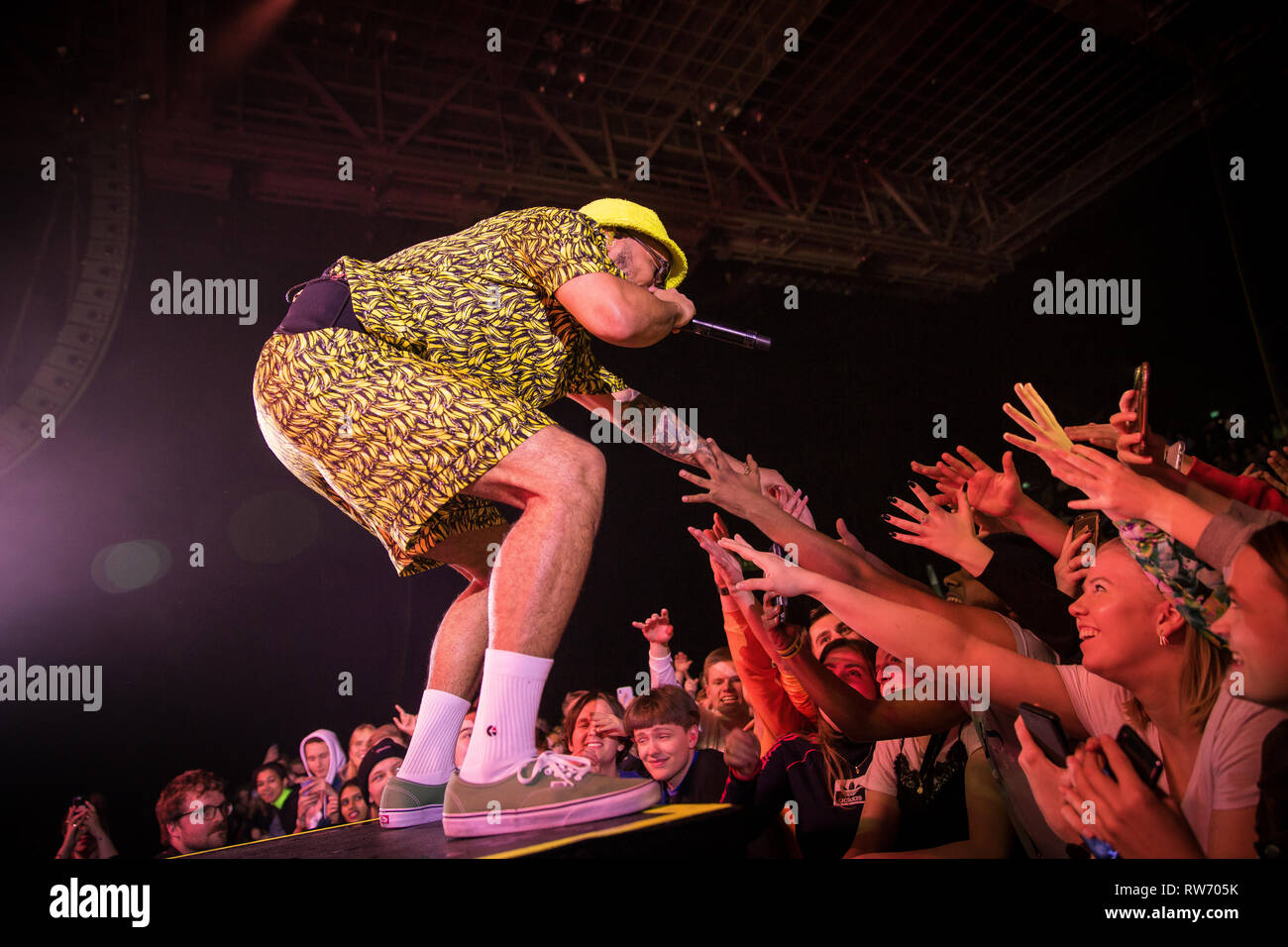 Norway, Oslo - March 4, 2019. The American rapper, singer and ...