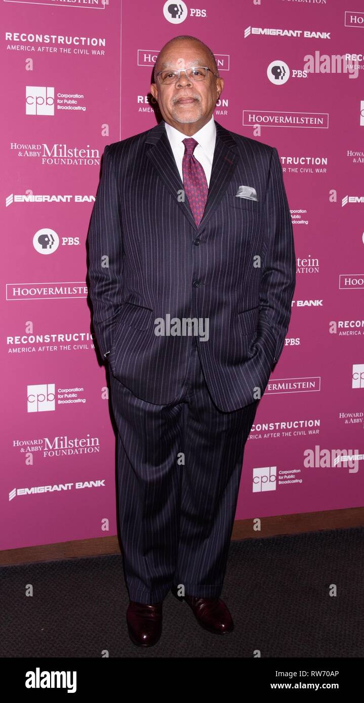 New York, NY, USA. 4th Mar, 2019. Henry Gates Jr. at arrivals for ...