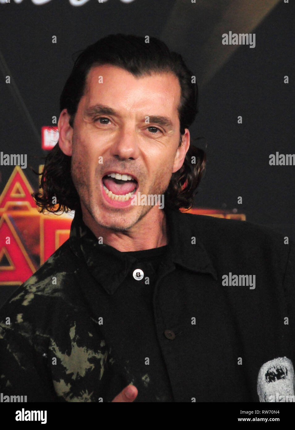 HOLLYWOOD, CA - MARCH 4: Singer Gavin Rossdale attends the World ...