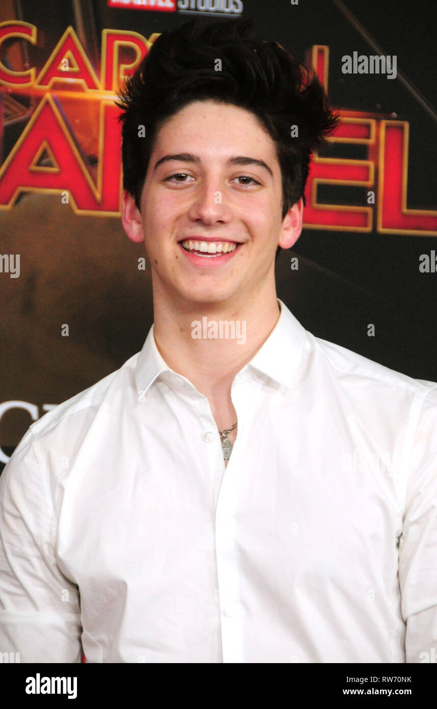 HOLLYWOOD, CA - MARCH 4: Actor Milo Manheim attends the World Premiere ...