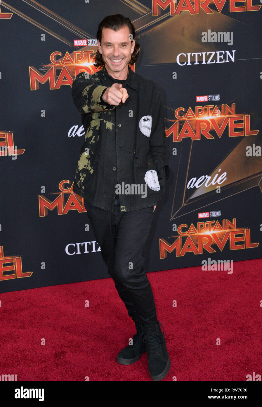 LOS ANGELES, CA. March 04, 2019: Gavin Rossdale at the world premiere ...