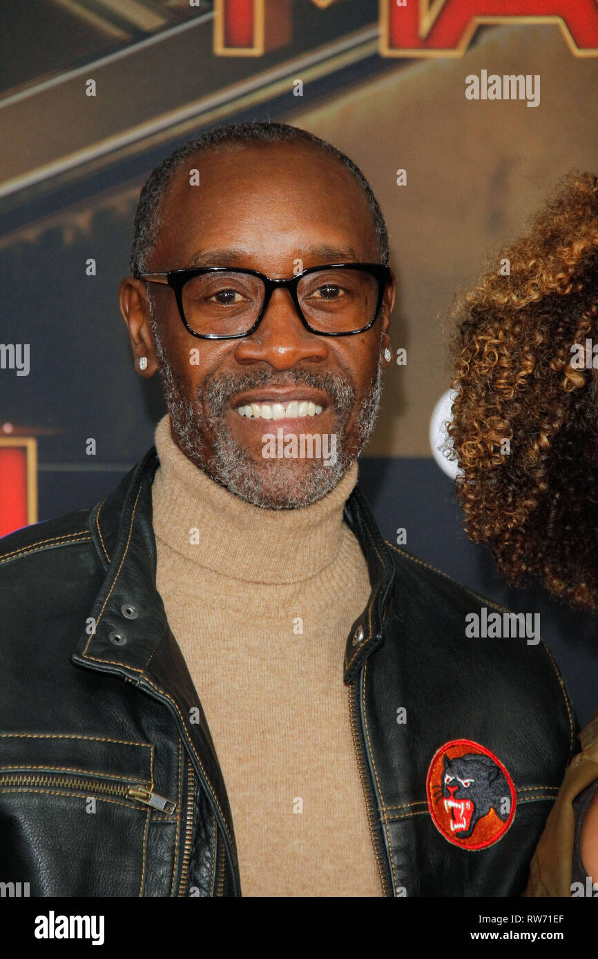 Los Angeles, USA. 04th Mar, 2019. Don Cheadle at Marvel Studios ...