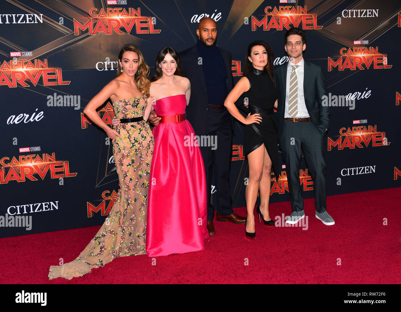 Los Angeles, USA. 04th Mar, 2019. Chloe Bennet, Elizabeth Henstridge ...