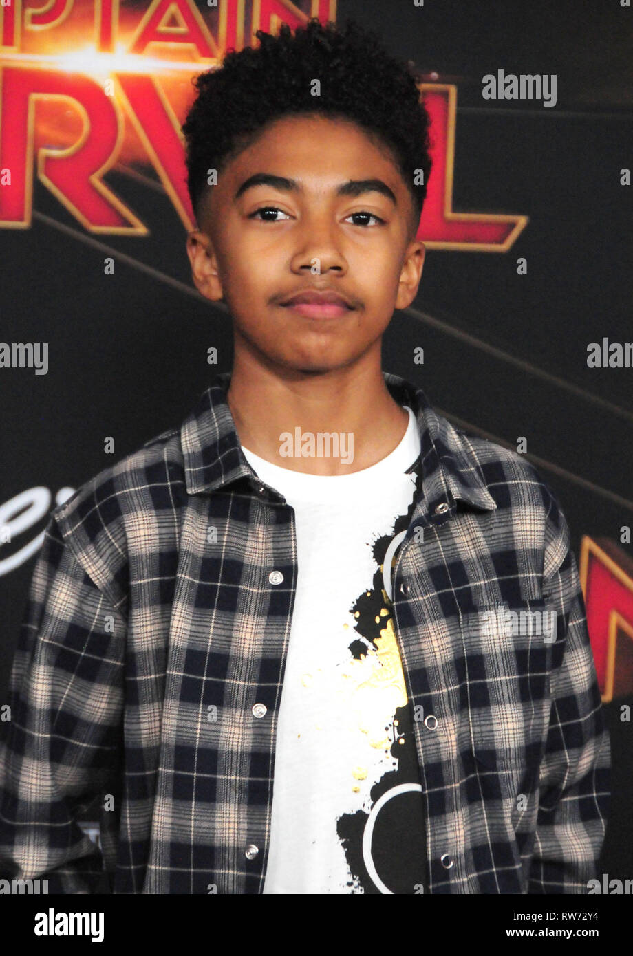 Hollywood, USA. 04th Mar, 2019. HOLLYWOOD, CA - MARCH 4: Actor Miles ...