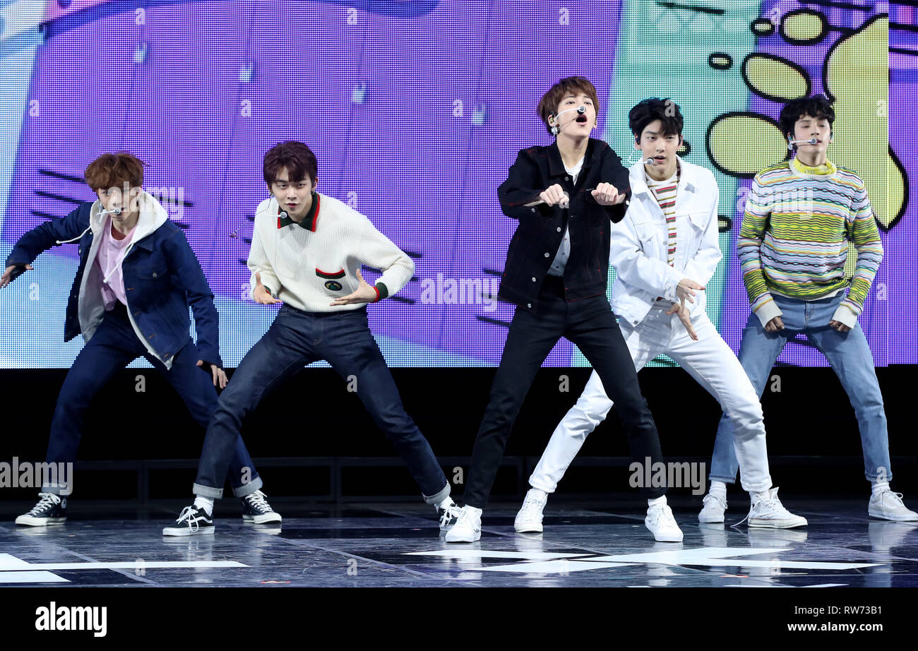 05th Mar, 2019. S. Korean boy group TXT South Korean boy group Tomorrow ...