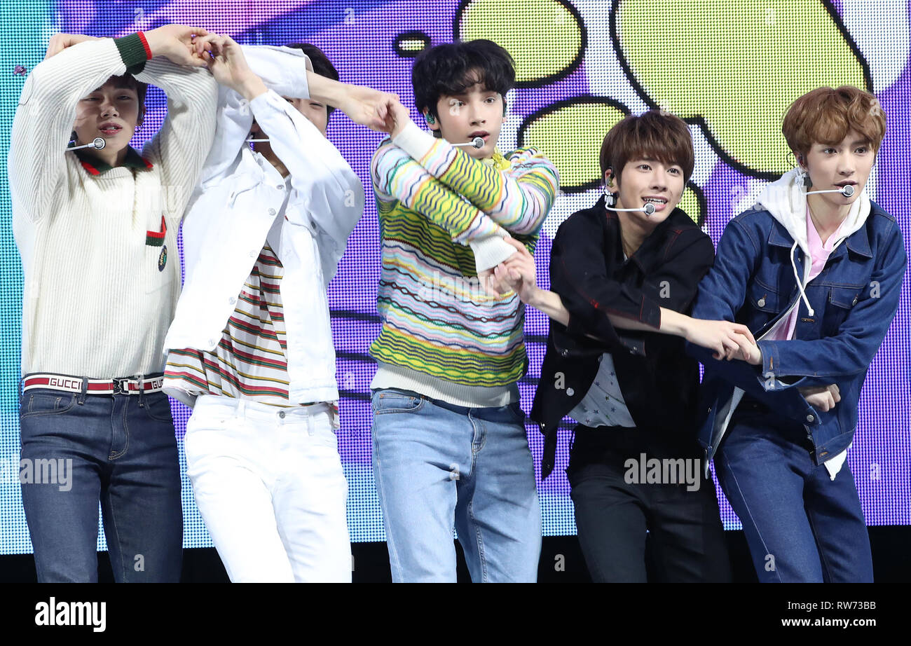 05th Mar, 2019. S. Korean boy group TXT South Korean boy group Tomorrow ...