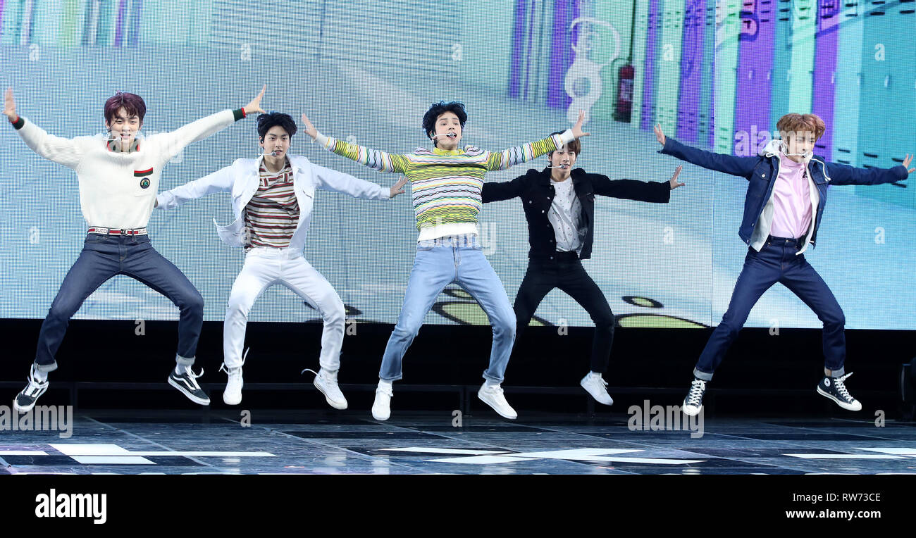 05th Mar, 2019. S. Korean boy group TXT South Korean boy group Tomorrow ...