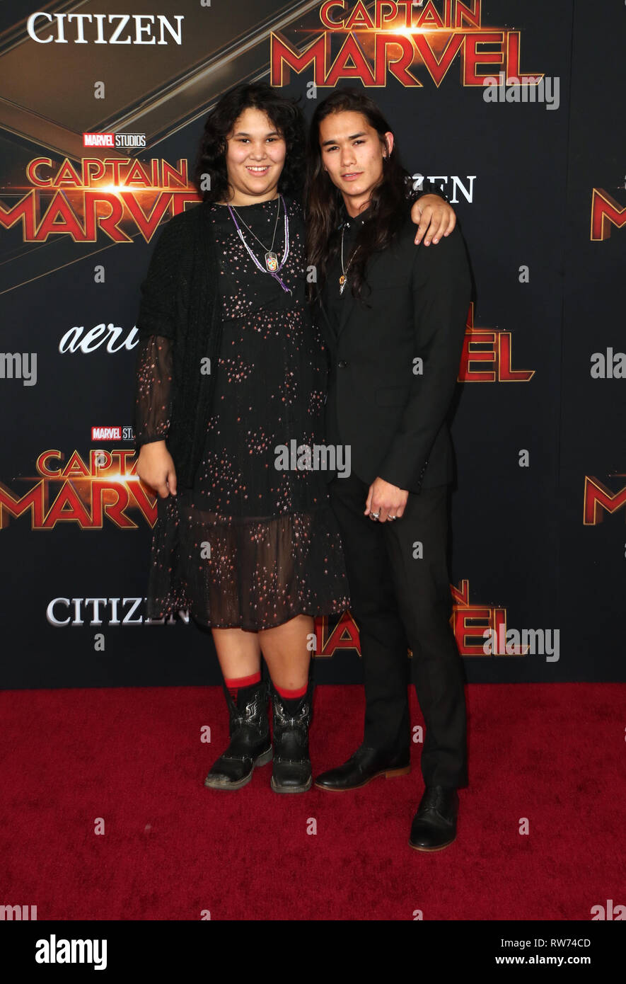 LOS ANGELES, CA - MARCH 4: Sage Stewart, Booboo Stewart, at the world ...