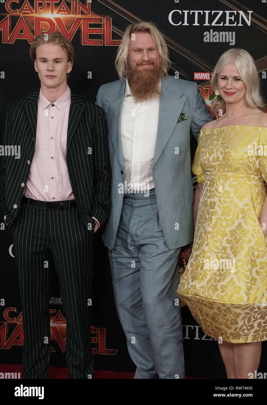 Los Angeles, USA. 04th Mar, 2019. Rune Temte A attends the Marvel ...