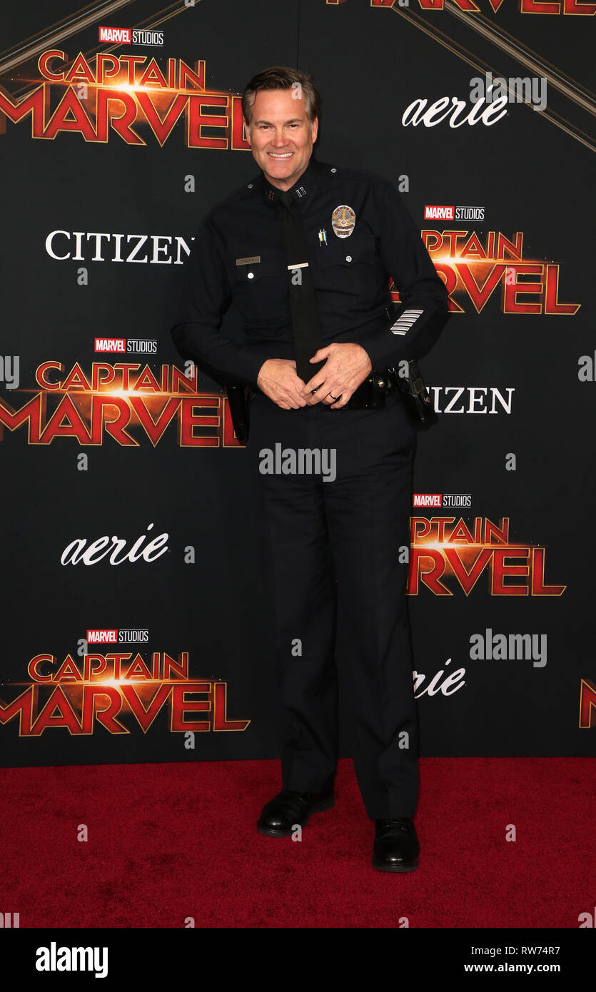 LOS ANGELES, CA - MARCH 4: LAPD Captain Cory Palka, at the world ...