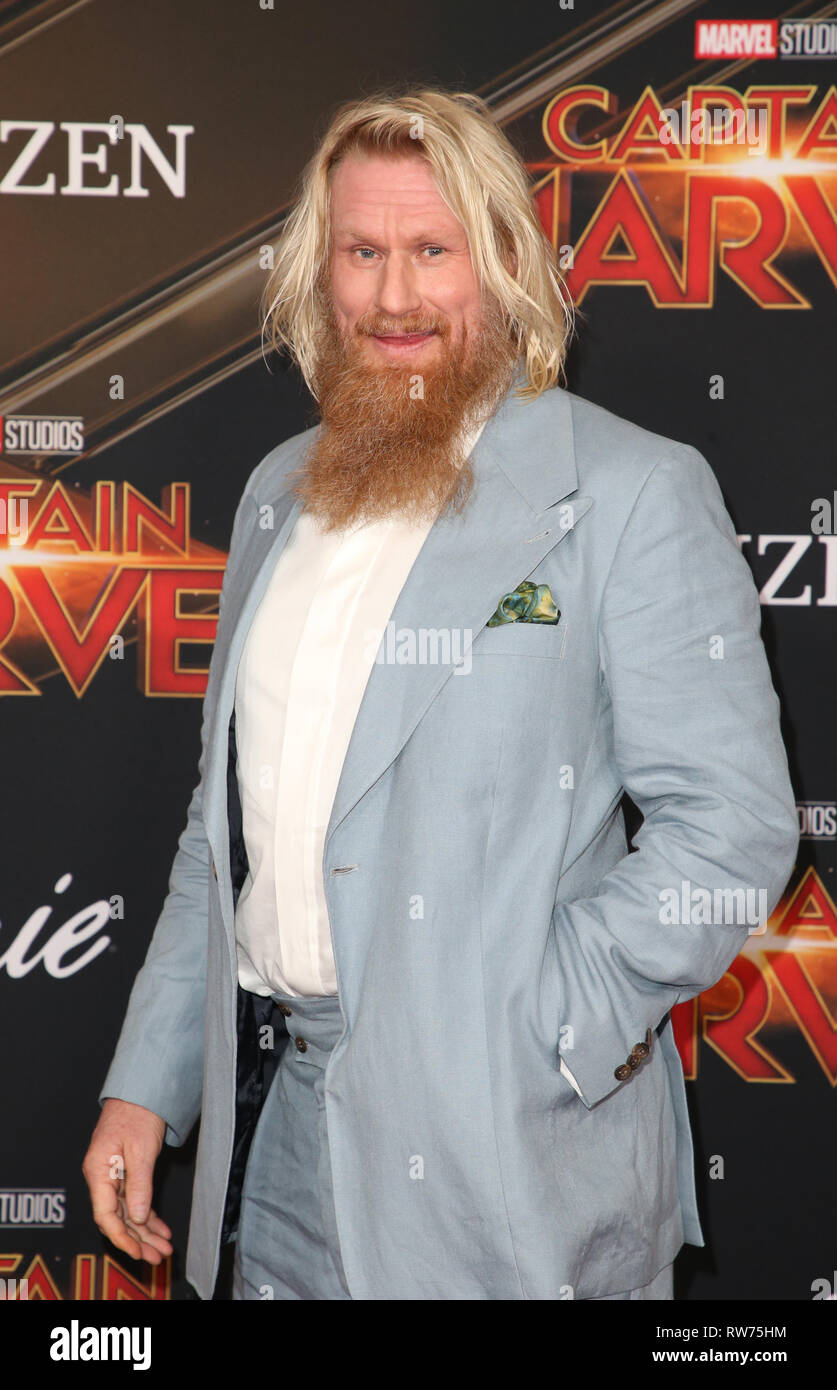 LOS ANGELES, CA - MARCH 4: Rune Temte, Thea, at the world premiere of ...