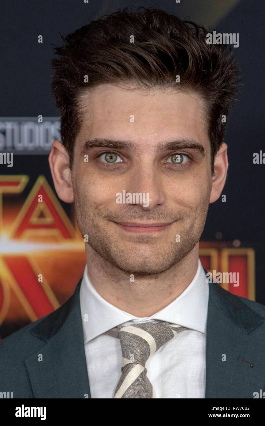 Jeff Ward attends the world premiere of 'Captain Marvel' at El Captian ...