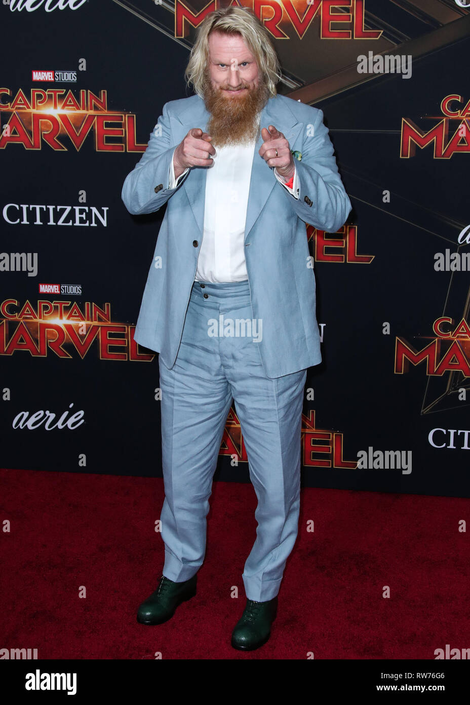 HOLLYWOOD, LOS ANGELES, CA, USA - MARCH 04: Actor Rune Temte arrives at ...