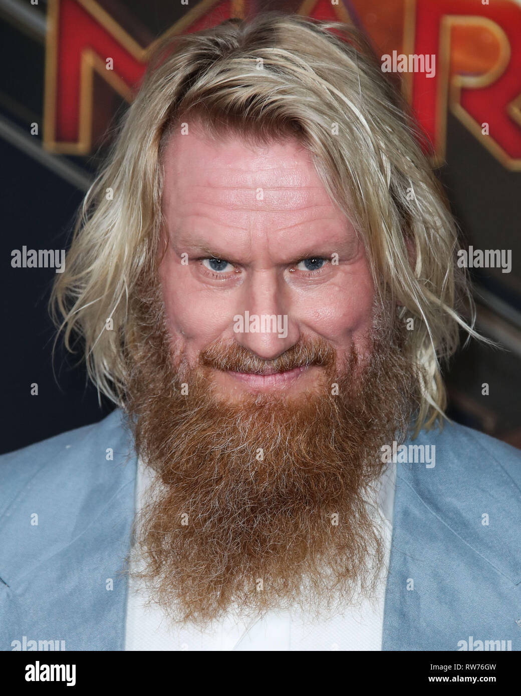 HOLLYWOOD, LOS ANGELES, CA, USA - MARCH 04: Actor Rune Temte arrives at ...