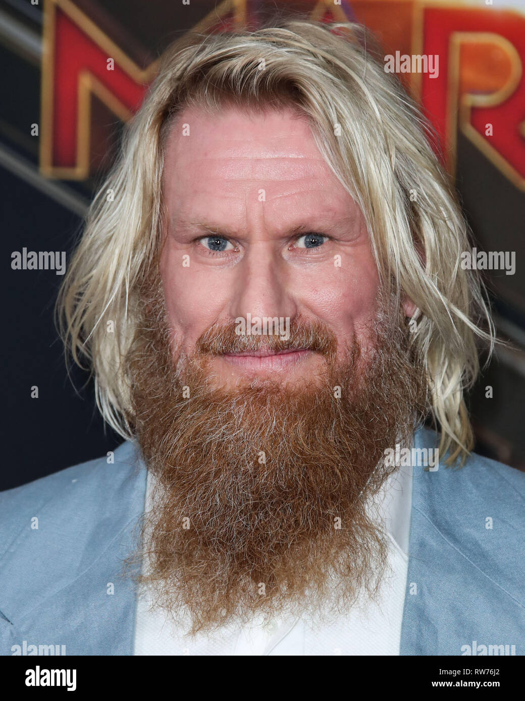 HOLLYWOOD, LOS ANGELES, CA, USA - MARCH 04: Actor Rune Temte arrives at ...