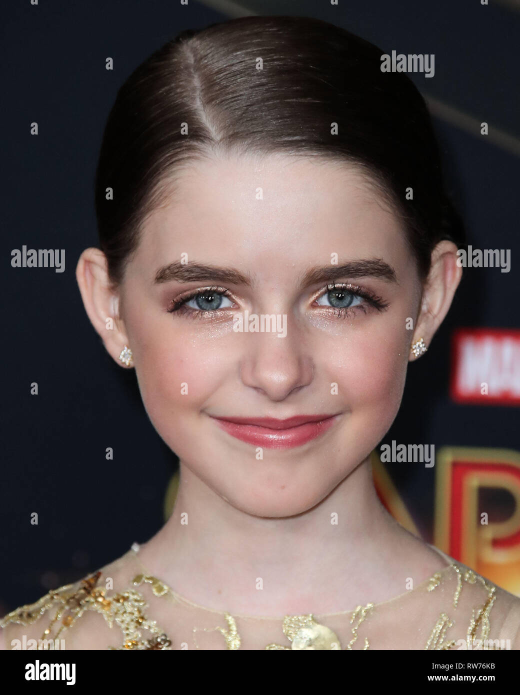 HOLLYWOOD, LOS ANGELES, CA, USA - MARCH 04: Actress Mckenna Grace ...