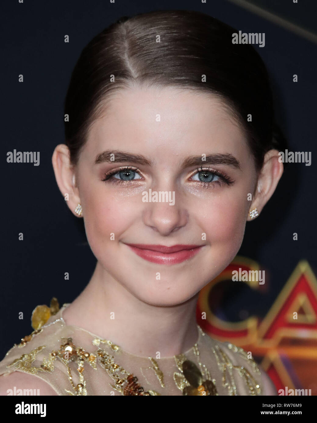 HOLLYWOOD, LOS ANGELES, CA, USA - MARCH 04: Actress Mckenna Grace ...