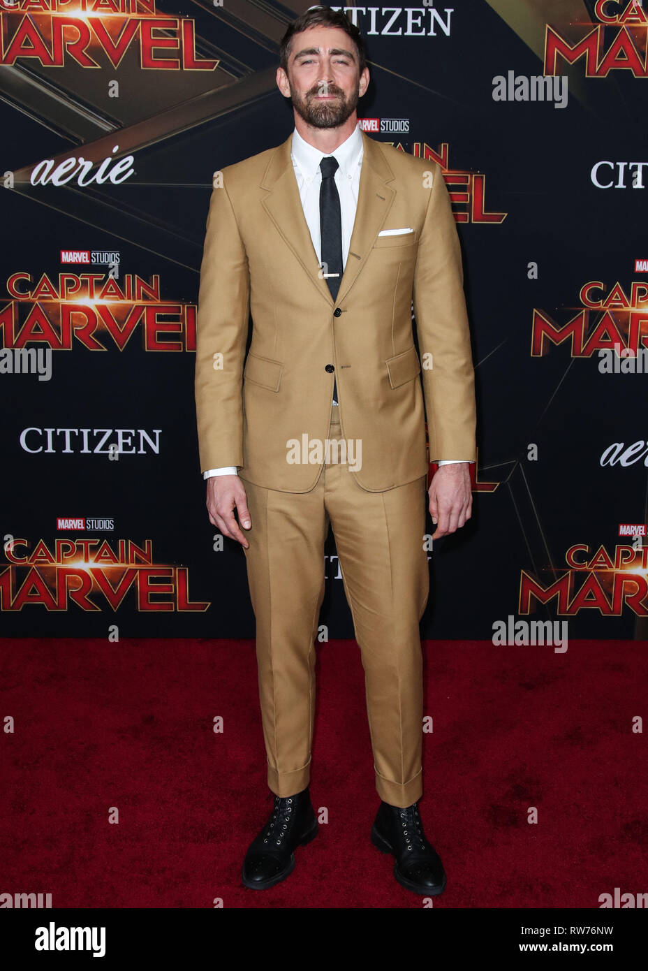 HOLLYWOOD, LOS ANGELES, CA, USA - MARCH 04: Actor Lee Pace arrives at ...