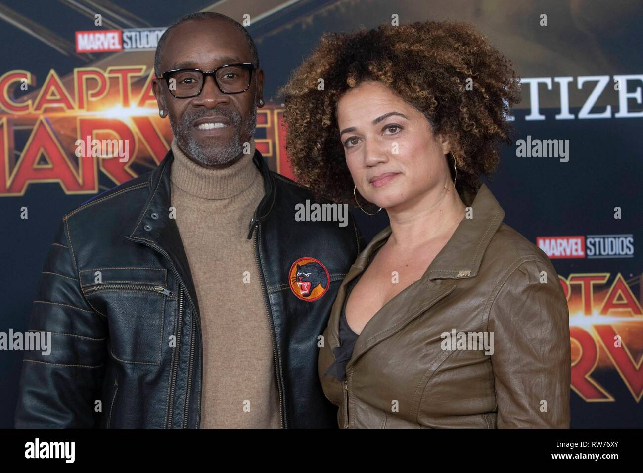 Don Cheadle and Bridgid Coulter attend the world premiere of 'Captain ...