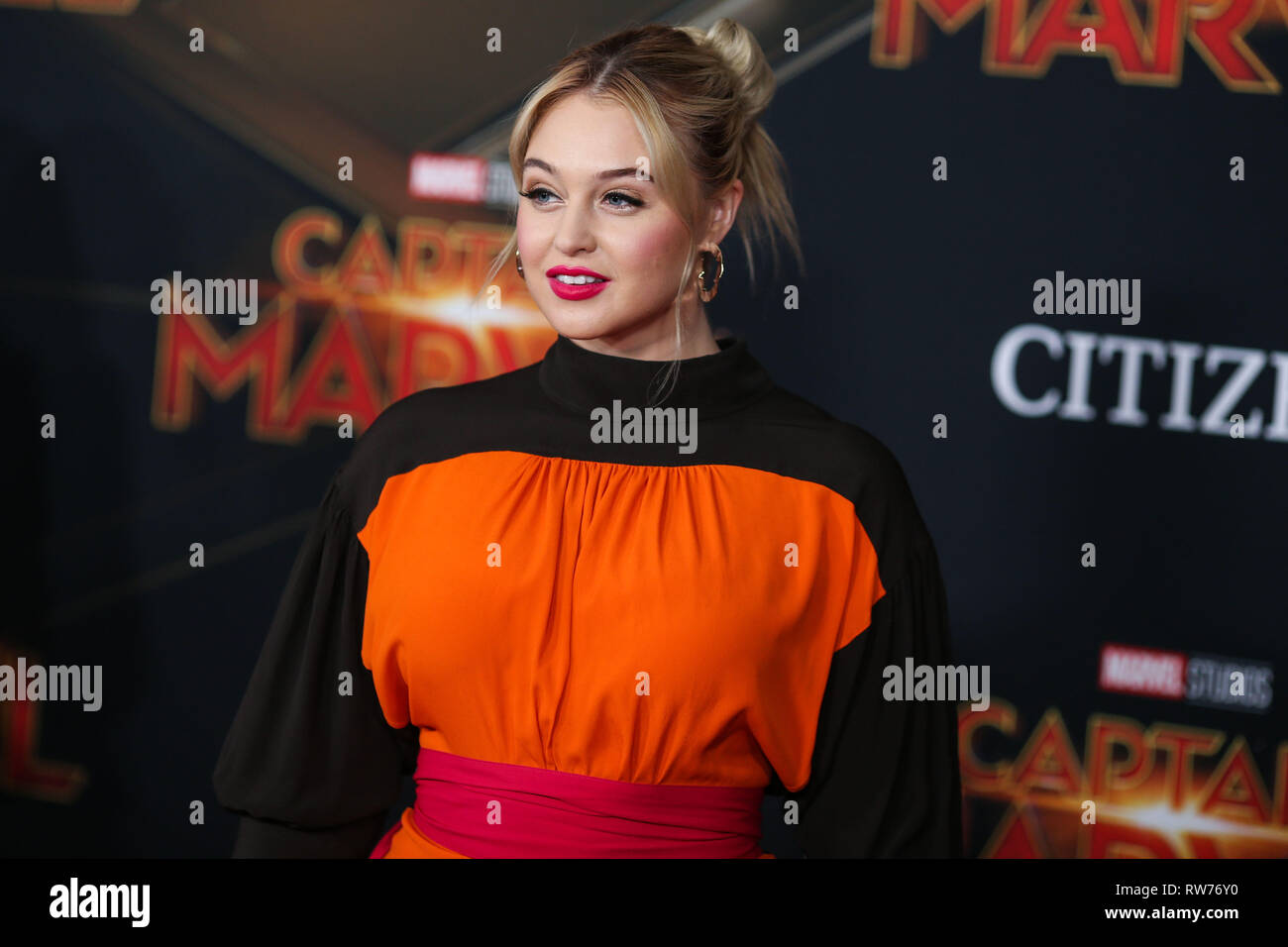 HOLLYWOOD, LOS ANGELES, CA, USA - MARCH 04: Model Iskra Lawrence ...