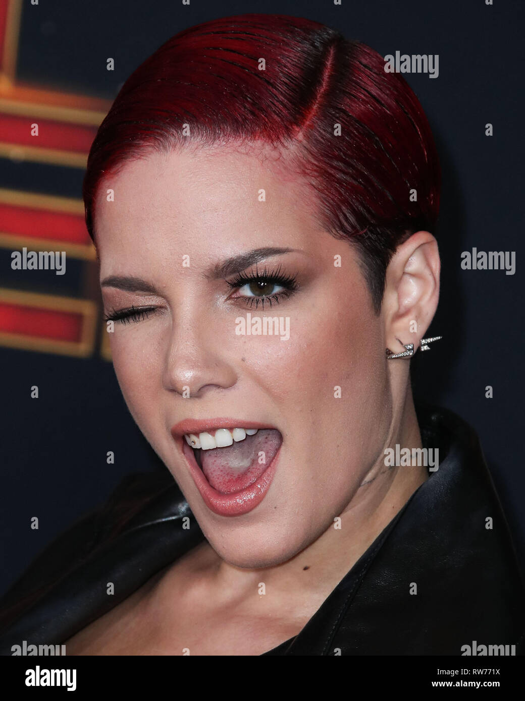 HOLLYWOOD, LOS ANGELES, CA, USA - MARCH 04: Singer Halsey (Ashley ...