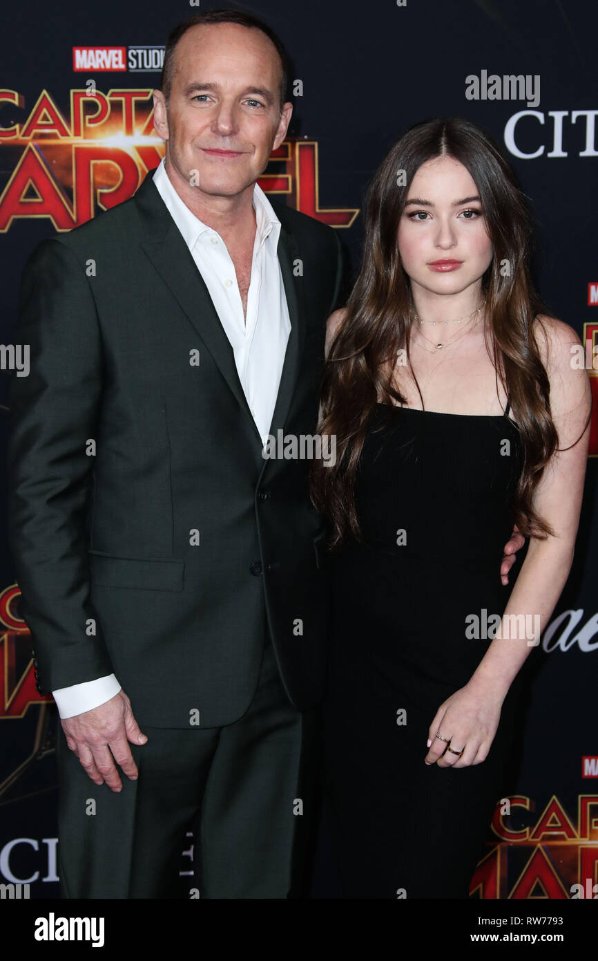 HOLLYWOOD, LOS ANGELES, CA, USA - MARCH 04: Actor Clark Gregg and ...