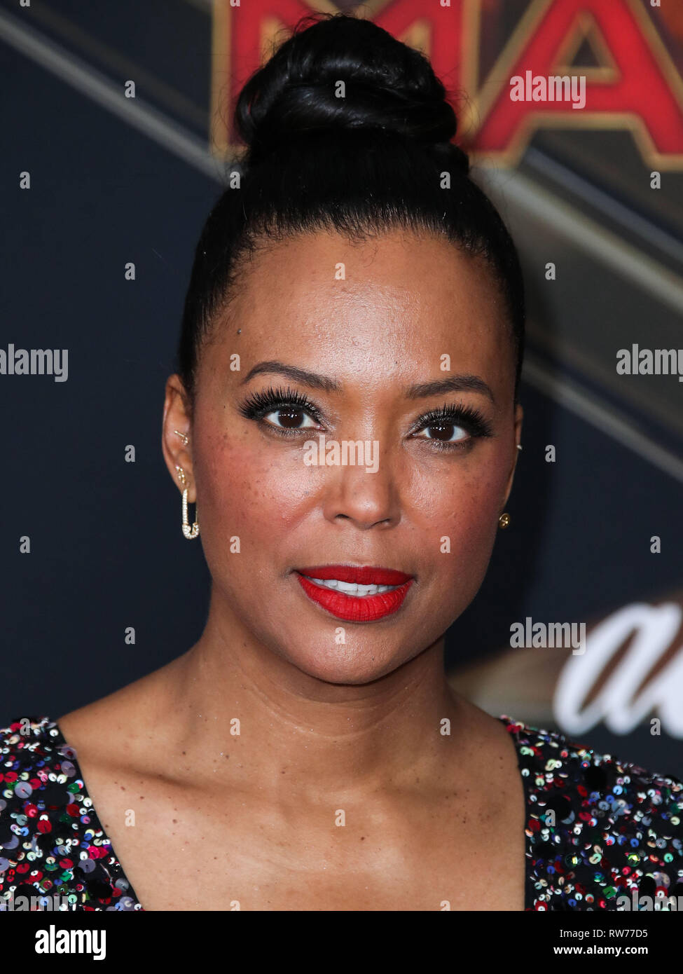 HOLLYWOOD, LOS ANGELES, CA, USA - MARCH 04: Actress Aisha Tyler arrives ...
