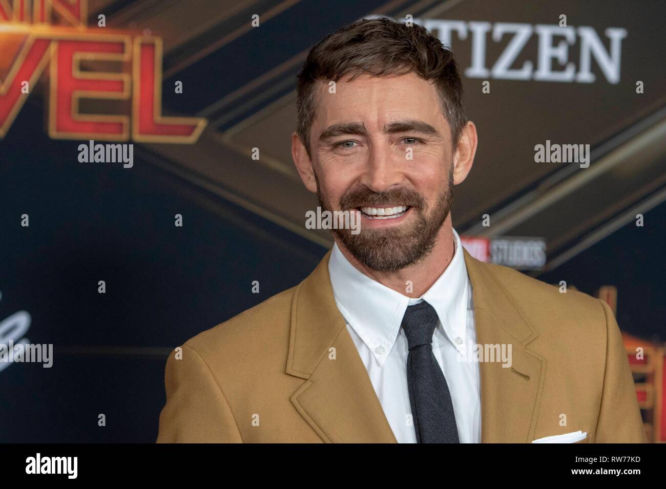 Lee Pace attends the world premiere of 'Captain Marvel' at El Captian ...