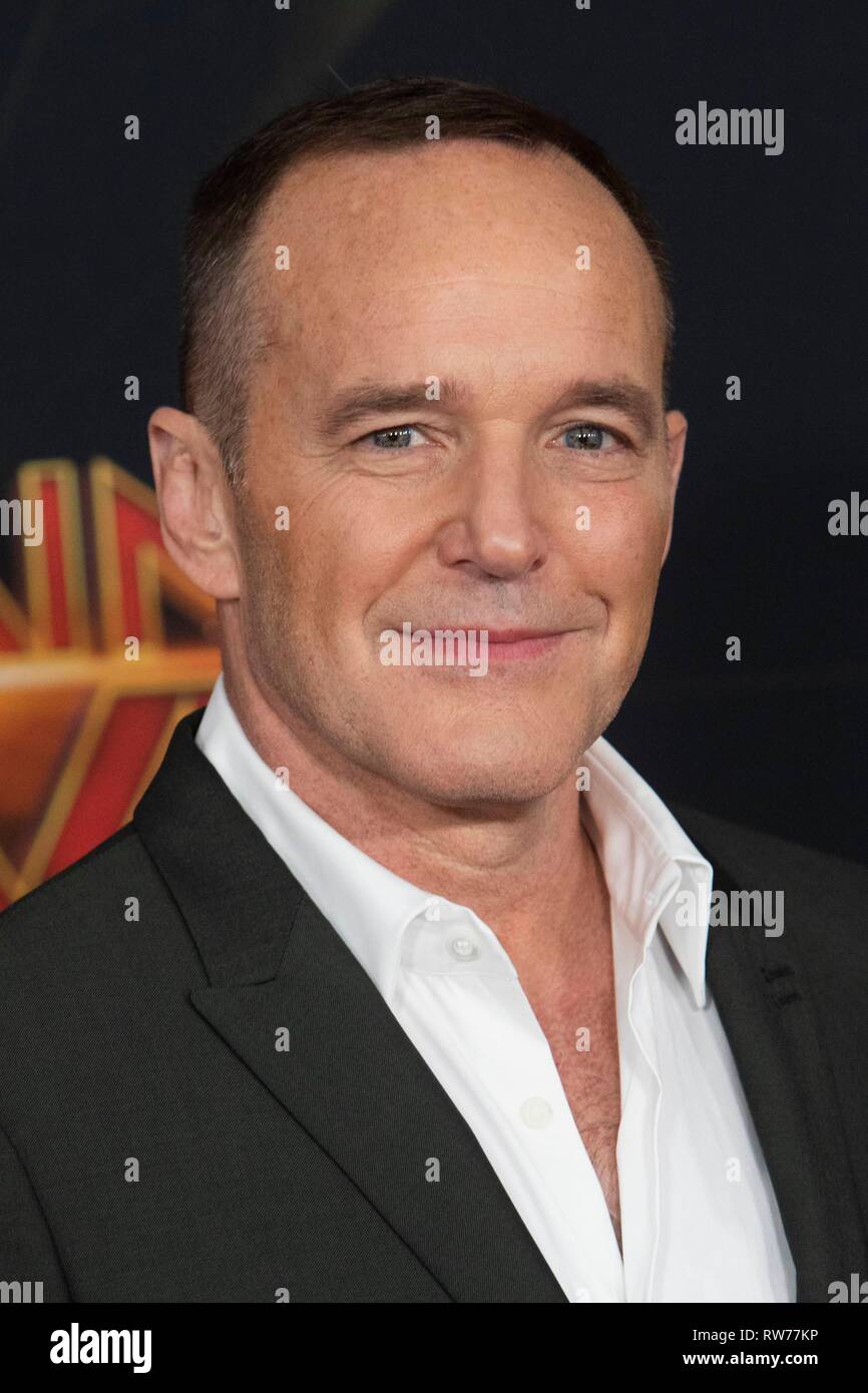 Clark Gregg attends the world premiere of 'Captain Marvel' at El ...