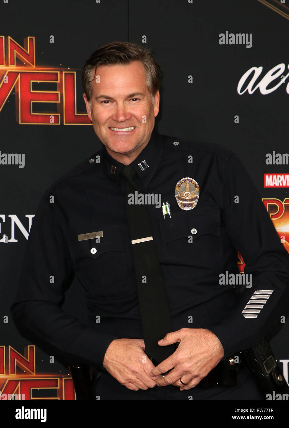 LOS ANGELES, CA - MARCH 4: LAPD Captain Cory Palka, at the world ...