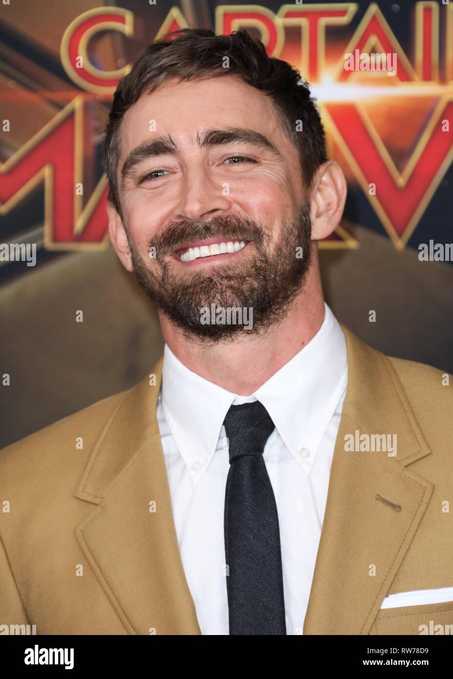 HOLLYWOOD, LOS ANGELES, CA, USA - MARCH 04: Actor Lee Pace arrives at ...